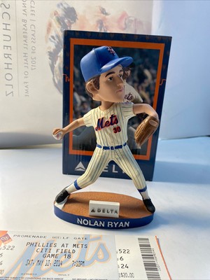 NOLAN RYAN New York Mets Baseball SGA 2014 Bobblehead Rangers Astros ...