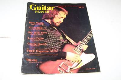 OCT 1975 GUITAR PLAYER music magazine DAVE MASON | eBay