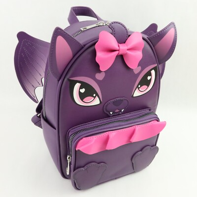Monster High Mini Backpack Draculaura Bat Count Fabulous Wings Bow Ears ...