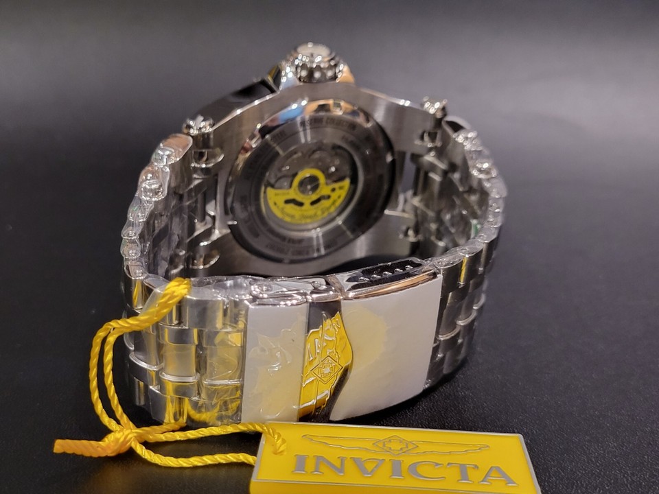 Invicta Reserve Automatic Chaos Gear-toothed Bezel Textured Faux ...
