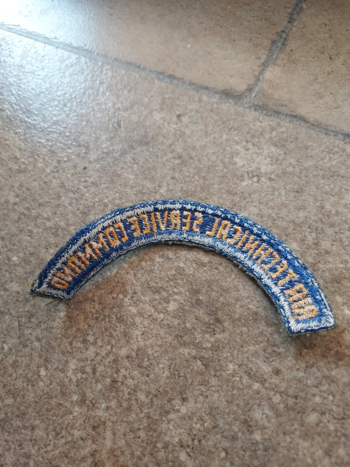 WW2 WWII US Army Air Corps Force Air Technical Service Command Tab ...