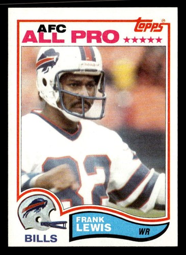 Frank Lewis 1982 Topps Card #30 Buffalo Bills | eBay