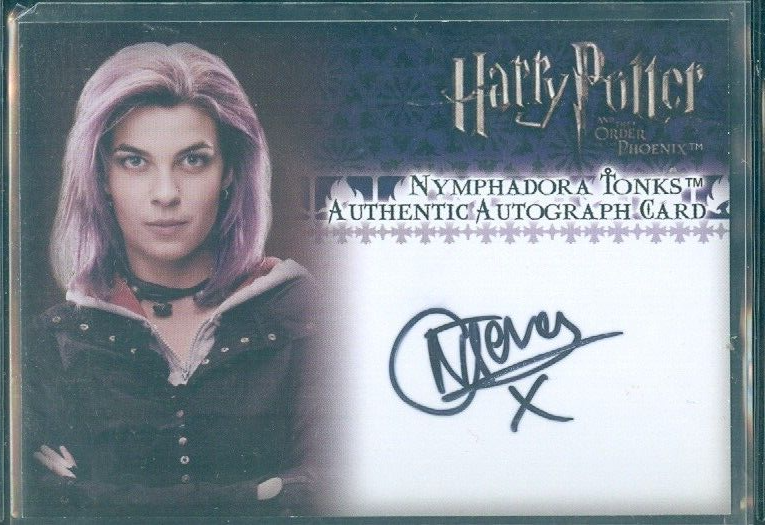 Harry Potter & The Order of the Phoenix Update Natalia Tena Autograph ...