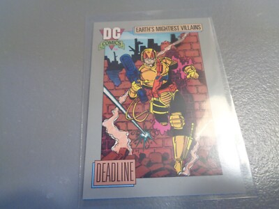 1992 DC Comics Deadline #90 Impel Series 1 Earths Mightiest Villains ...