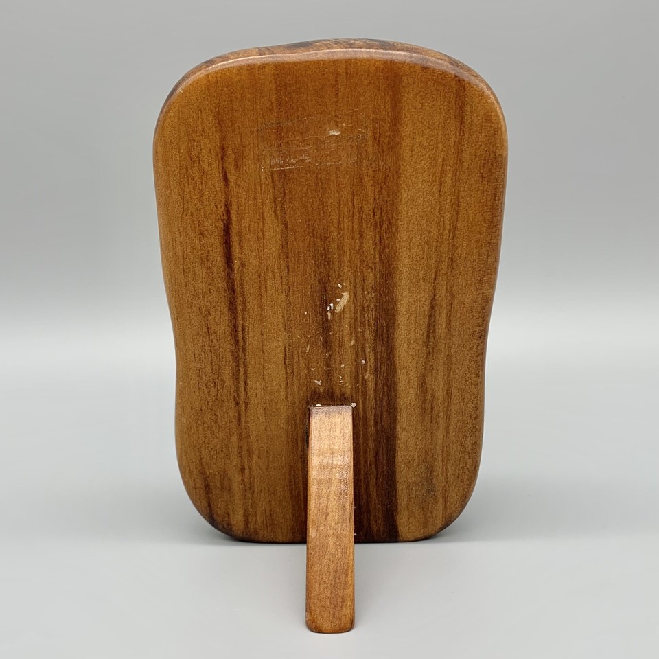 Hand Carved Wood Maori NZ Wheku Decorative Koruru Mask 5.5" Abalone ...