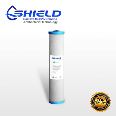 0.5 Micron Nano Silver Antibacterial Carbon Block Water Filter 20" x 4. ...