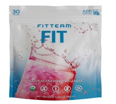 Fit Team Fit Sticks Energy Weight Loss Drink Burn Fat Zero Cal. 30ct by ...