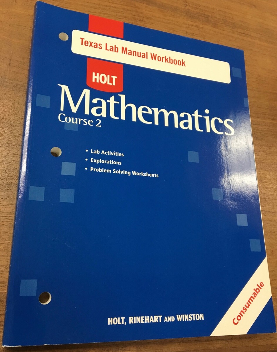 Holt Mathematics Worksheets