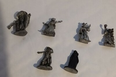 Vintage 1980s Fantasy Metal Miniatures Wizards | eBay