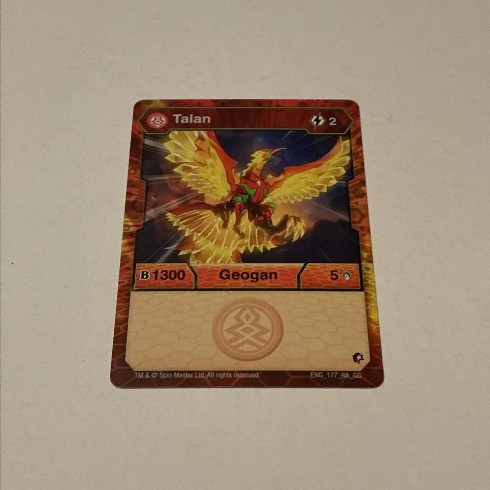 Bakugan Geogan Rising: Talan (Pyrus) + Card | eBay UK