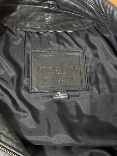 Mens Vintage American Classics Colebrook leather jacket size XL | eBay