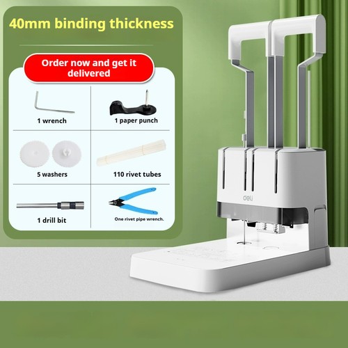 Binding Machine, Accounting Office Hot Melt Riveting Tube, Small Hole ...