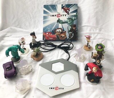 XBOX 360 Disney Infinity LOT Portal, Figures, Crystals Toy Story Cars ...