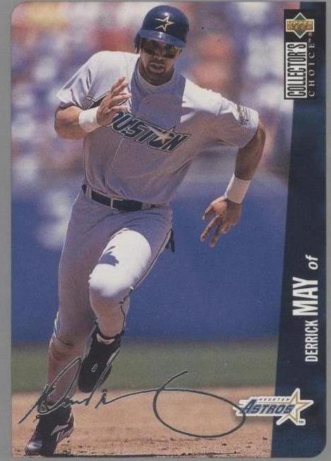 1996 Upper Deck Collector's Choice - Derrick May #567 Silver Foil ...