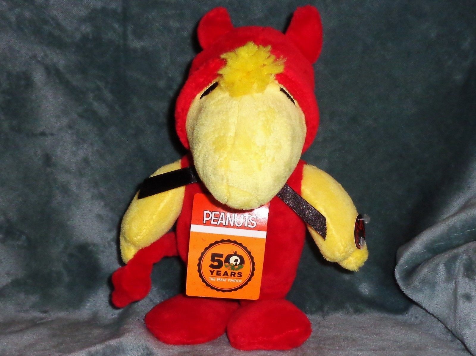 Peanuts Gang Snoopy Woodstock Devil Costume Plush Doll Animated ...