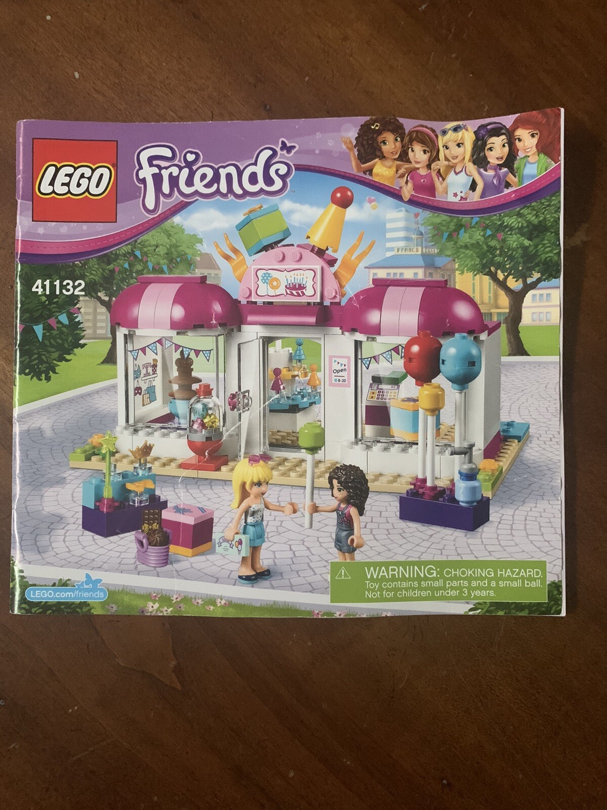 LEGO FRIENDS HEARTLAKE PARTY SHOP 41132. INSTRUCTION BOOKLET ONLY | eBay