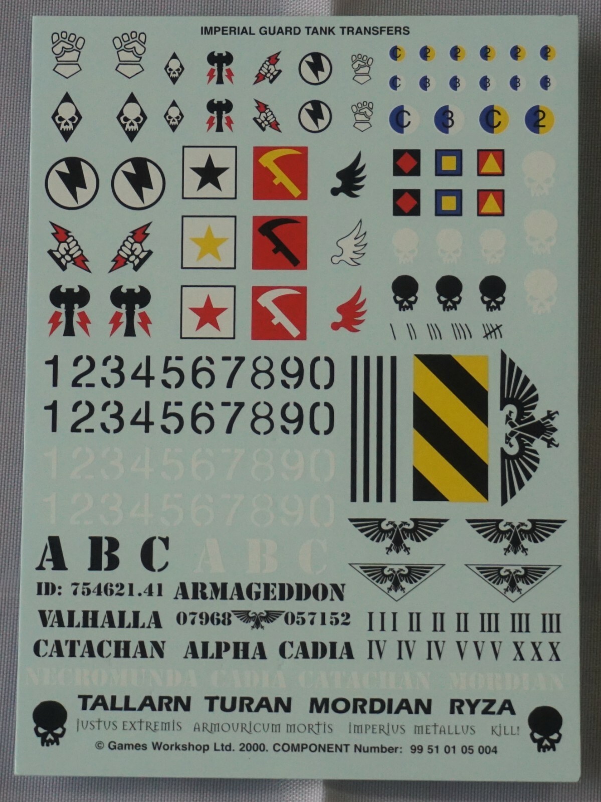 Warhammer 40k & Age of Sigmar Transfer Sheets Chaos, Space Marine and ...