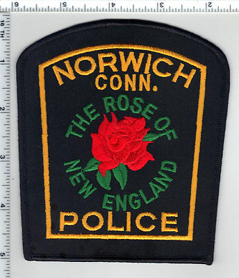 Norwich Police (Connecticut) 3rd Issue Shoulder Patch | eBay