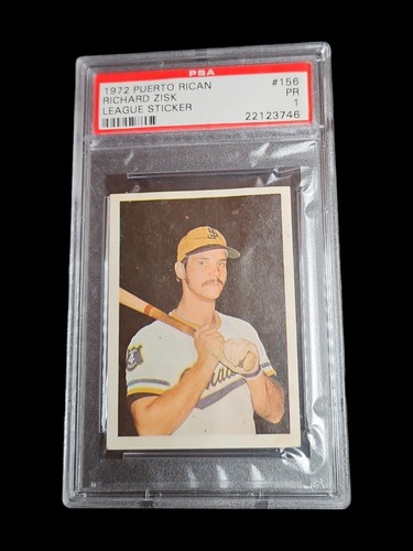 1972 Puerto Rican League Sticker RC Richard Richie Zisk PSA 1 #156 | eBay