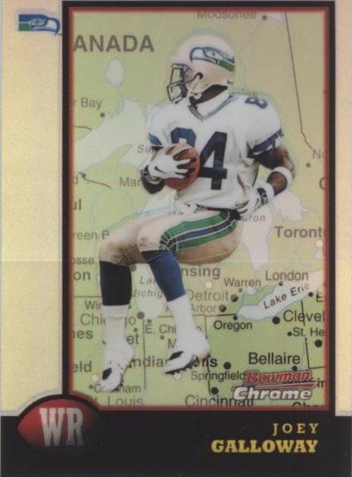 1998 Bowman Chrome - Joey Galloway #33 Interstate Refractor for sale online | eBay