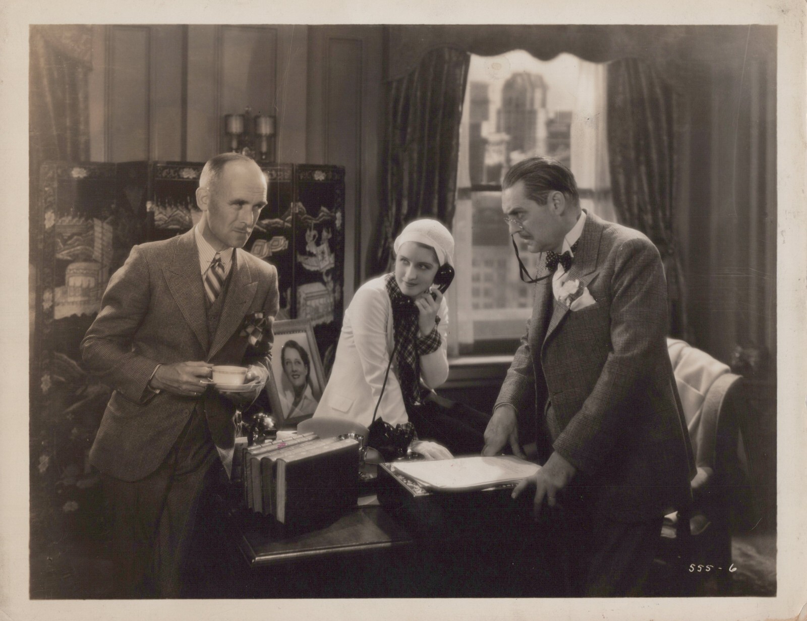Norma Shearer + Lionel Barrymore + James Gleason (1931)🎬⭐ Vintage Photo ...