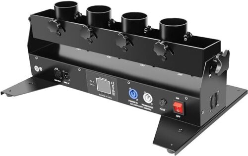 Professional 4 Ways Confetti Cannon Machine Streamer Launcher DMX With ...