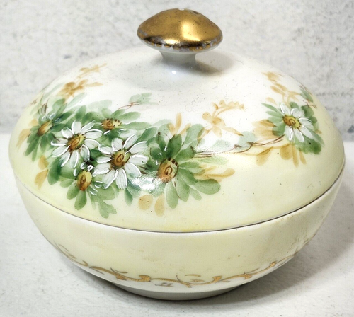 Favorite Bavaria Hand Painted Floral Design Covered Candy Bowl Dish | eBay