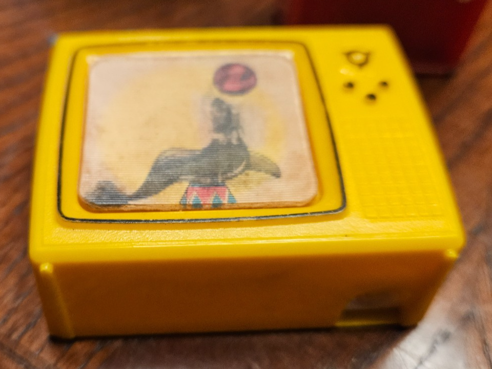 Vintage small toy TV sets, flicker & viewer plus fish Aquarium | eBay