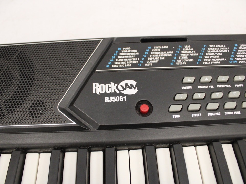 ROCKJAM RJ5061 61-Key Digital Keyboard With Stand, Black - B77 | eBay UK