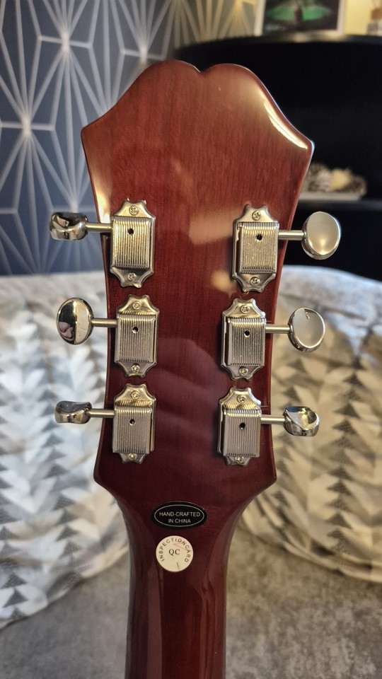 Epiphone Riviera Royal Tan 2022 Semi-Hollow Electric Guitar | eBay UK