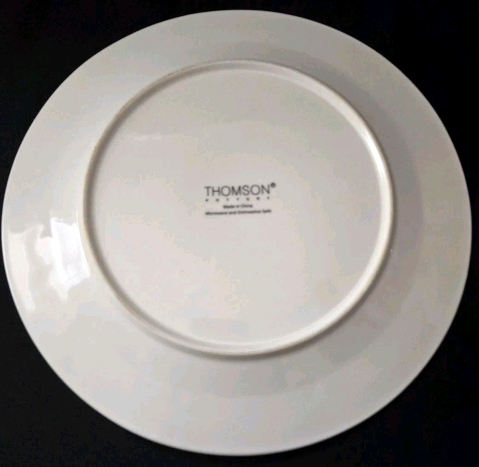 SET OF 4 THOMSON POTTERY HAMPTONS DINNER PLATES 10 5/8" SEASHELLS | eBay