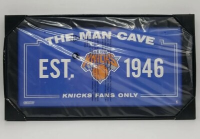 New York Knick Est. 1946 Man Cave Knicks Fans Only Framed Art Print ...
