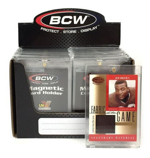 New (1) BCW 100 pt. One Touch Magnetic Trading Card Holder 722626005596 ...