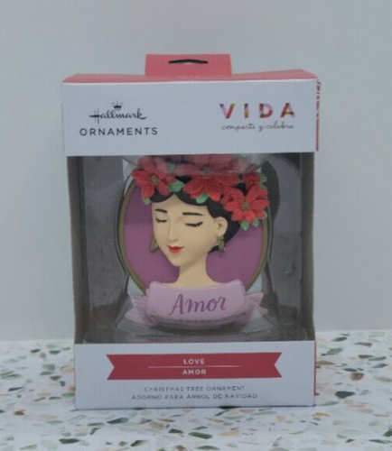 Hallmark Vida Love Amor Lady Spanish Latina Poinsettia Christmas ...