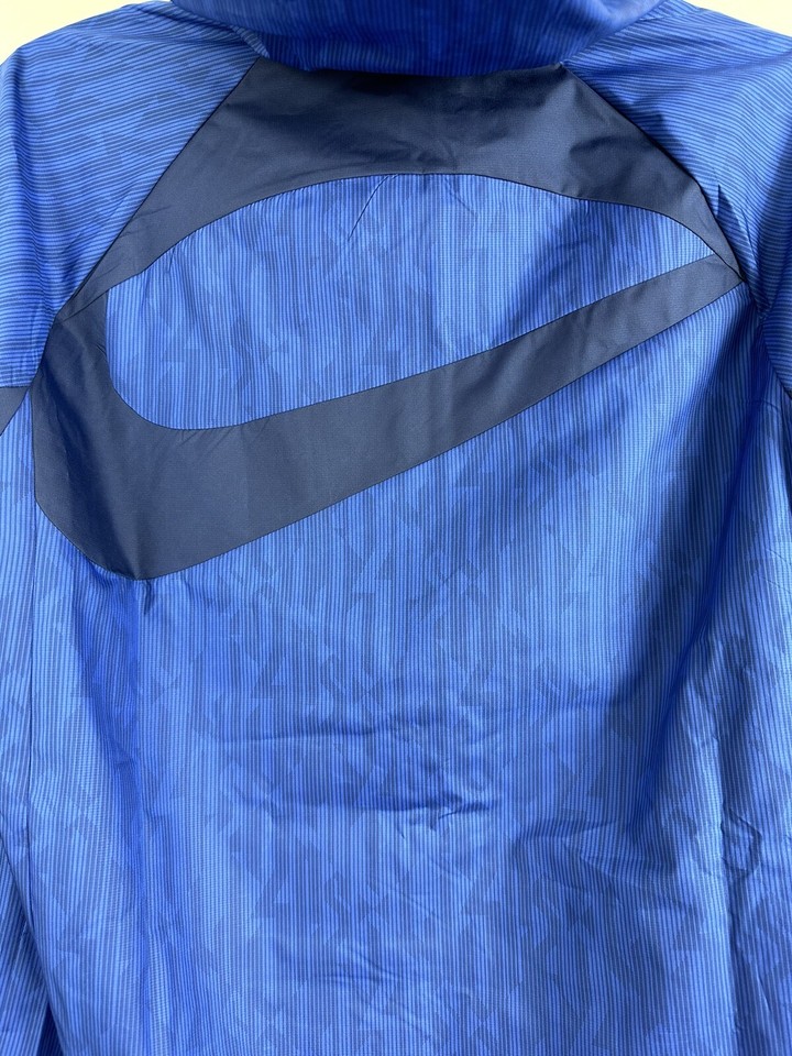 Nike England AWF Pre-Match Full Zip Soccer Jacket Blue DN1077-480 Men's ...