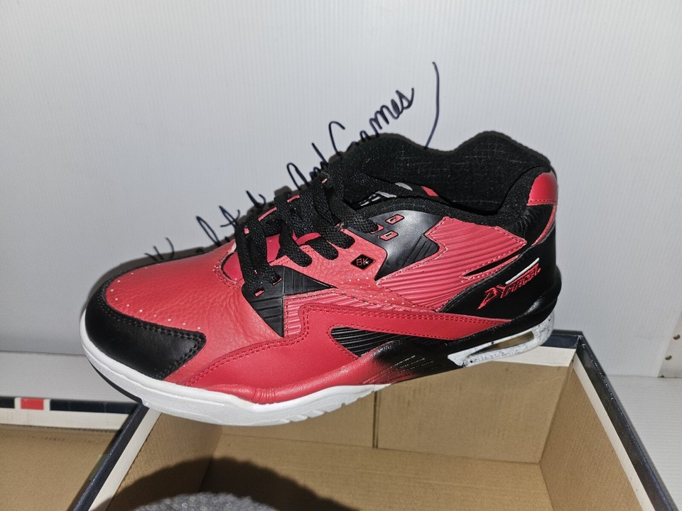 British Knights Dymacel Mid Tops Size 12 Shoes NWT Rare Mars Red/blk/wh ...