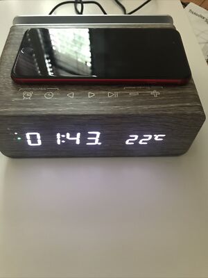 ION ISP99SA Charge Time Plus Stereo Alarm Clock with Qi Wireless ...