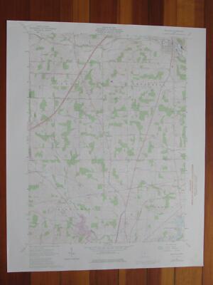 Bellville Ohio 1975 Original Vintage USGS Topo Map | eBay