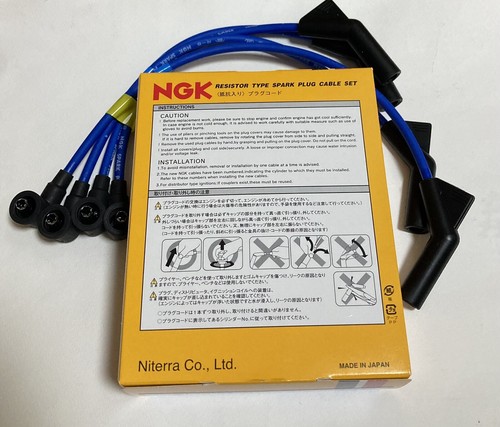 RC-TE43 NGK Ignition Wire Cable Cord Set 4pc OEM 90919-22302 for Toyota ...