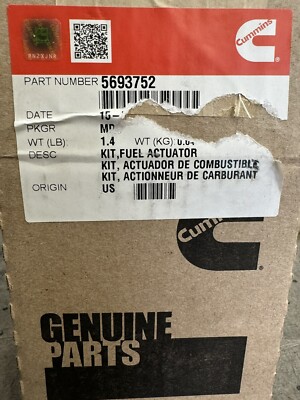Cummins ISX Fuel Actuator 5693752 | eBay