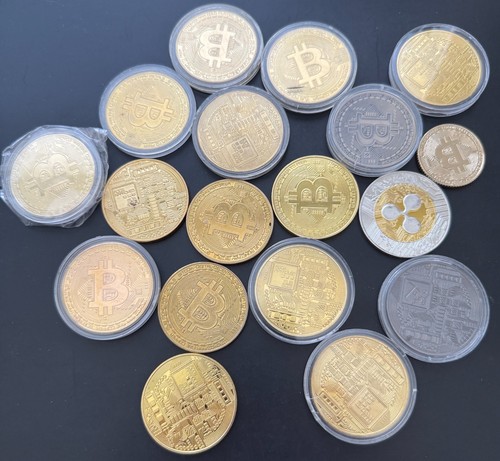 Lot of Souvenir Bit Coin Token Lot Marketing Advertisement | eBay