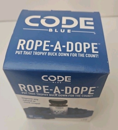 Code Blue Rope-A-Dope Rack Rub Deer Attractant 313088882827| eBay
