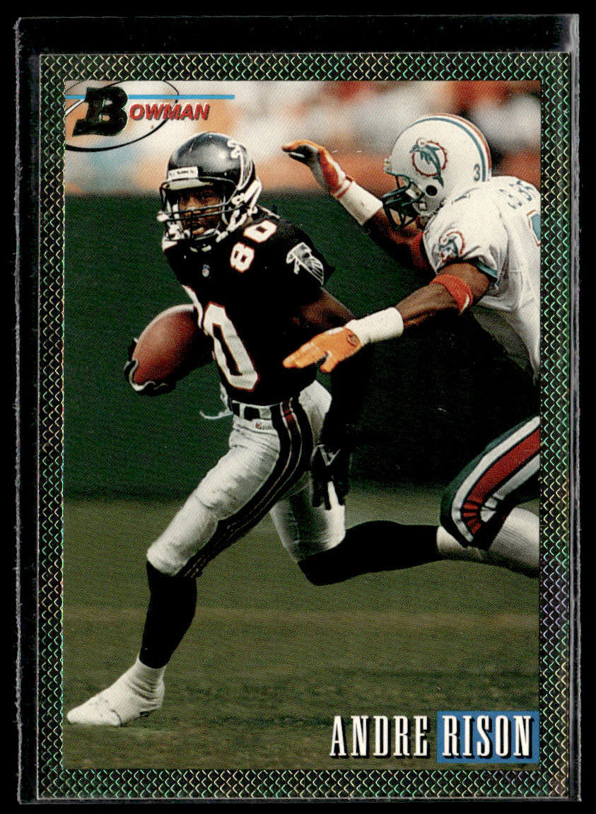 1993 Bowman #45 Andre Rison FOIL Atlanta Falcons | eBay
