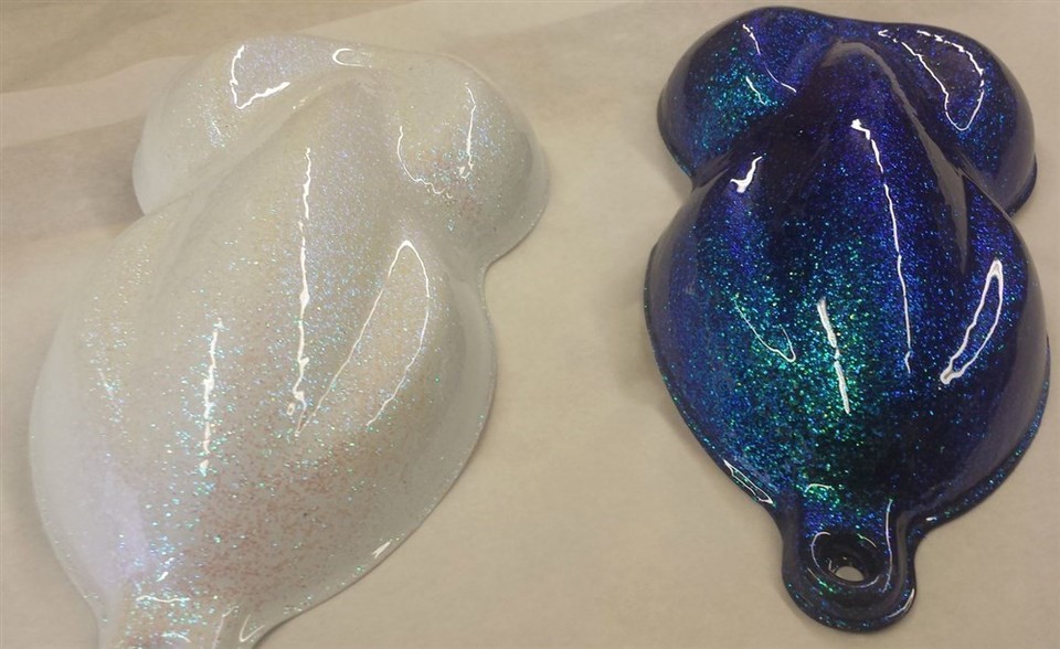 Extreme Blue Color Shifting Metal Flake 4 oz .015 0.015 Paint Quality ...