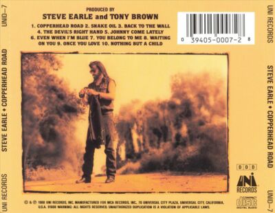 STEVE EARLE - COPPERHEAD ROAD NEW CD 39405000728| eBay