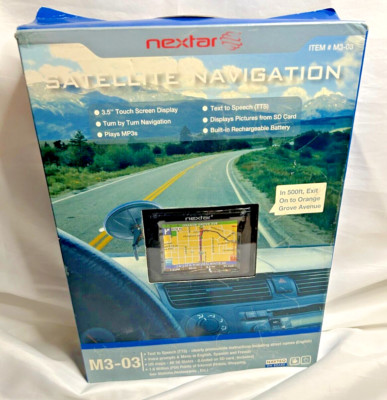 Nextar Satellite Navigation System M3-03 714129880138| eBay