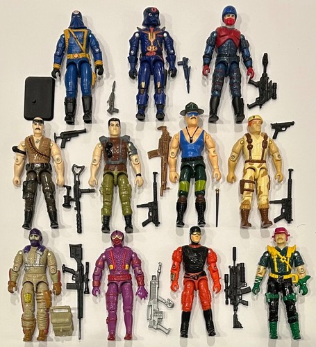 GI Joe Sgt Slaughter Cobra Commander V7 Exclusive w/ Weapons Vintage ...