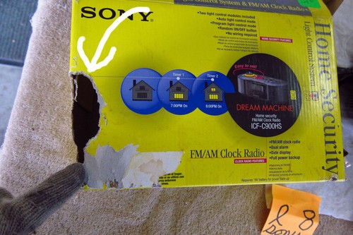 Am-fm radio Sony light control home security system, dream machine | eBay
