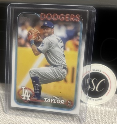 2024 Topps Series 1 Baseball Chris Taylor Base #246 Los Angeles Dodgers ...