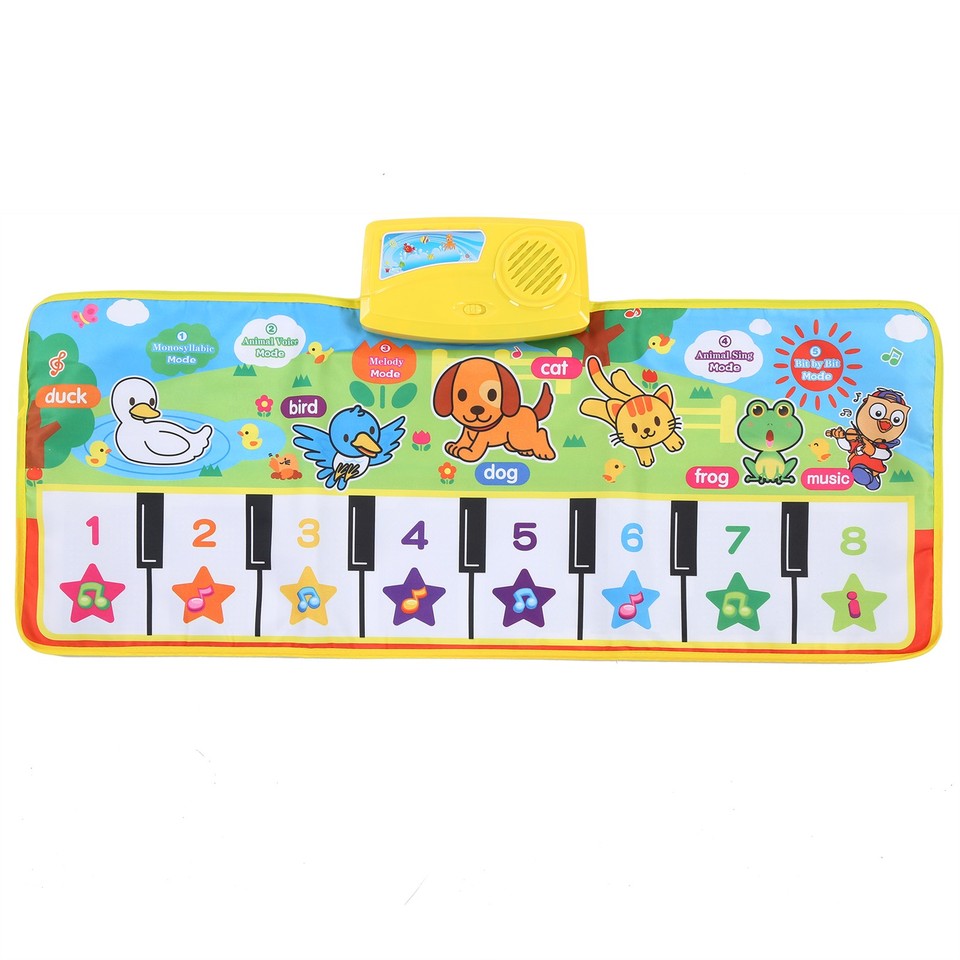 Children Piano Music Play Mat With Vivid Pattern Design For Fun ...